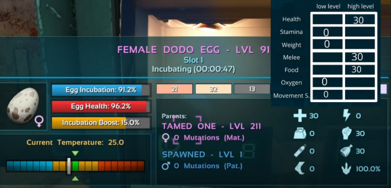 How to see level points in stats without mods in ARK Survival Evolved ...